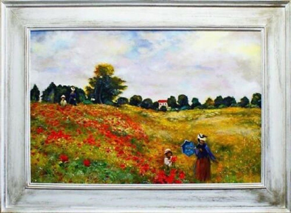 Jvmoebel Gemälde Claude Monet Feld Der Mohnblumen Bilder Gemälde