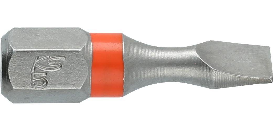 KS Tools Bit-Set 1/4" TORSIONpower Bit, 25mm, Schlitz 5mm