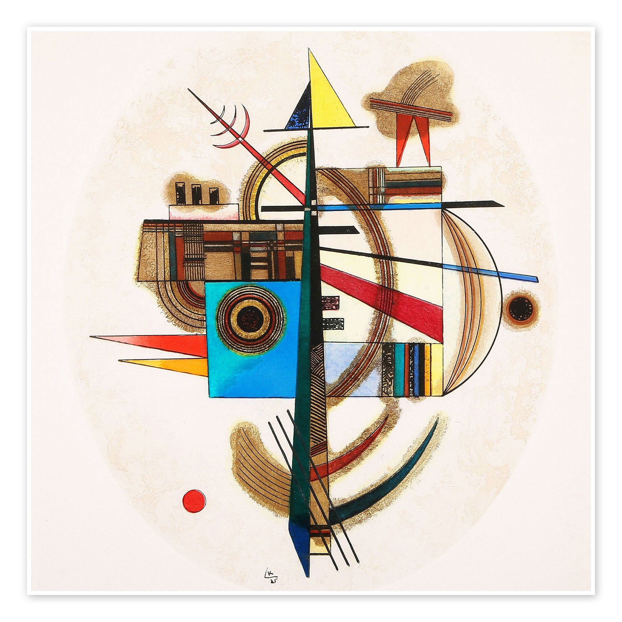 Posterlounge Poster Wassily Kandinsky Oval N°2 Malerei