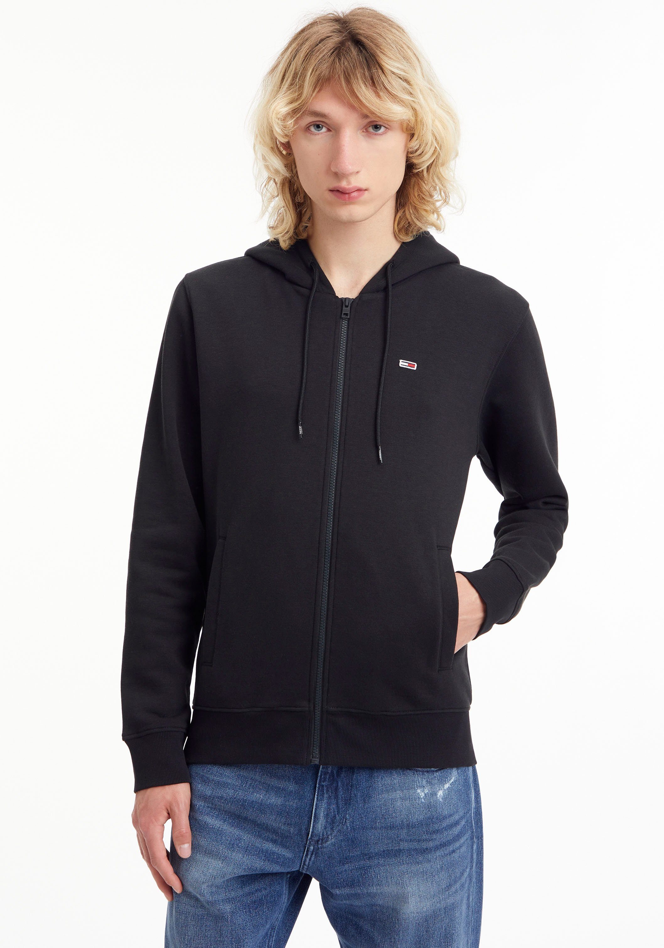 Tommy Jeans Kapuzensweatshirt Tjm Reg Back Linear Full Zip Mit Backprint