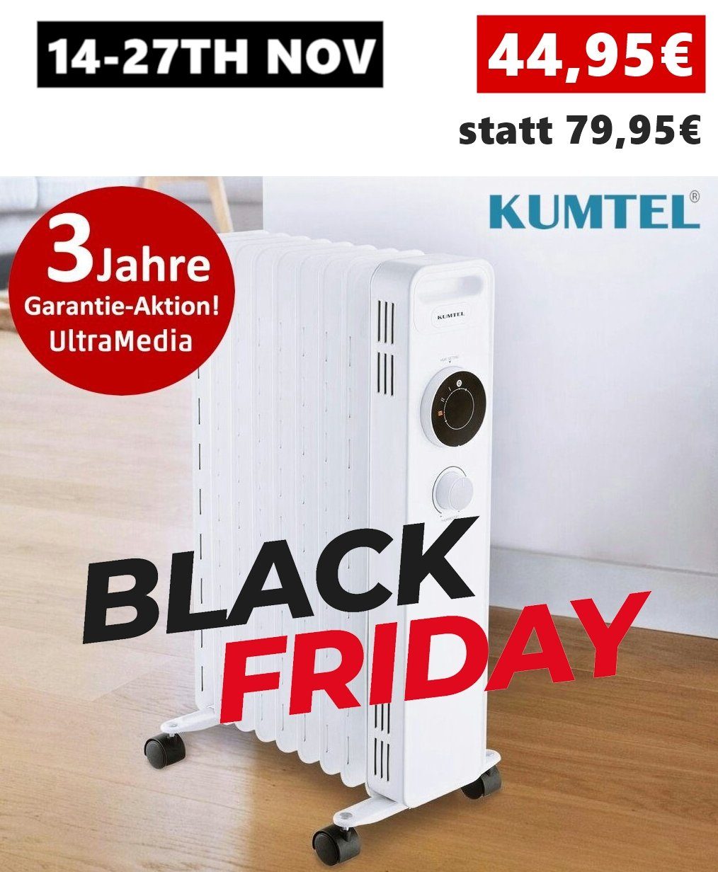 Otto Trade™ Купить Радиаторы Kumtel Ölradiator Kum 1225 Heizgerät