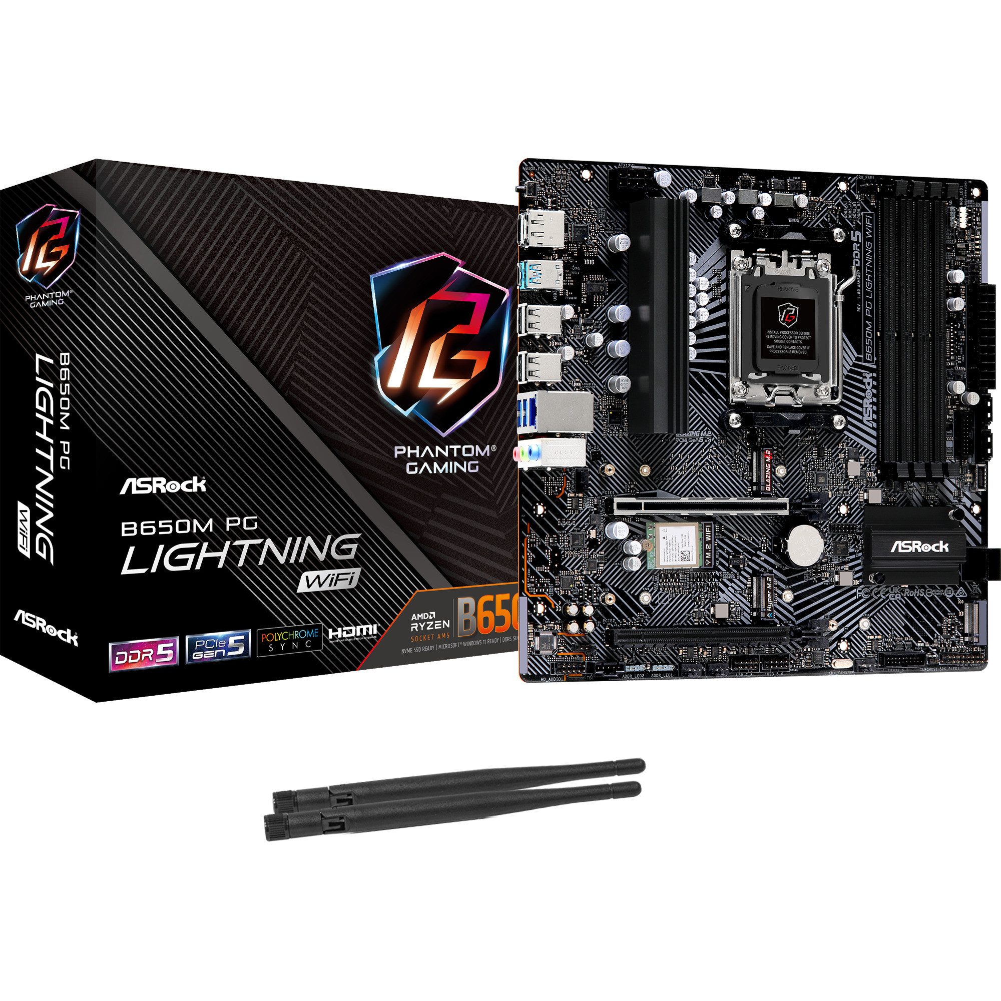 Asrock Mainboard RGB LED, Formfaktor: µATX