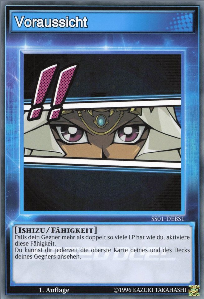 Recollectibles Sammelkarte Yugioh Karte Voraussicht Skill Deutsch Yu
