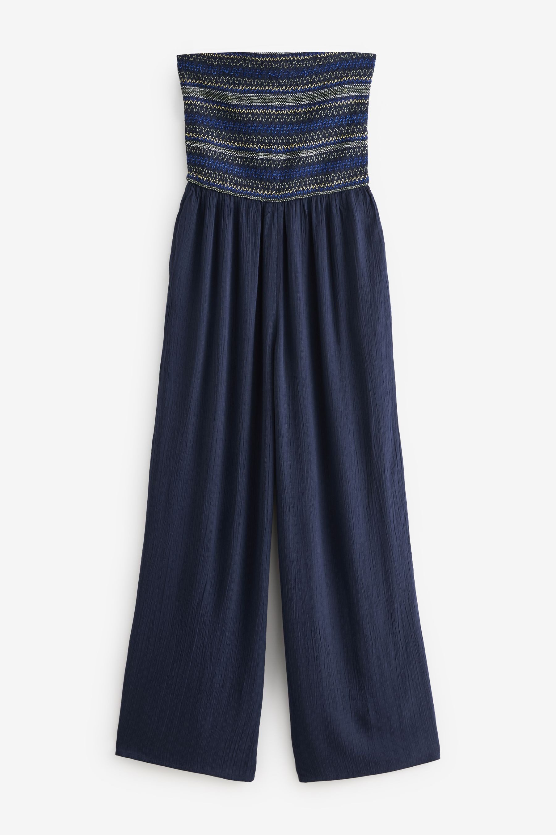 Next Jumpsuit Trägerloser Jumpsuit Mit Weitem Bein 1 Tlg Mode Und