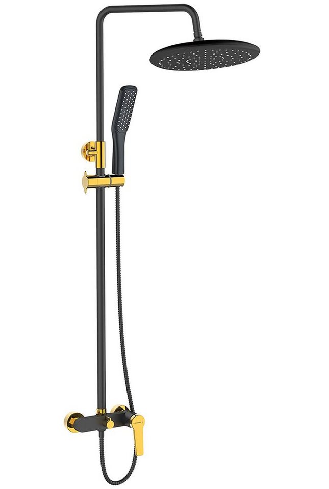 Kolman Duschsystem Duschsäule Alanis Brausegarnitur Höhe 132 Cm In