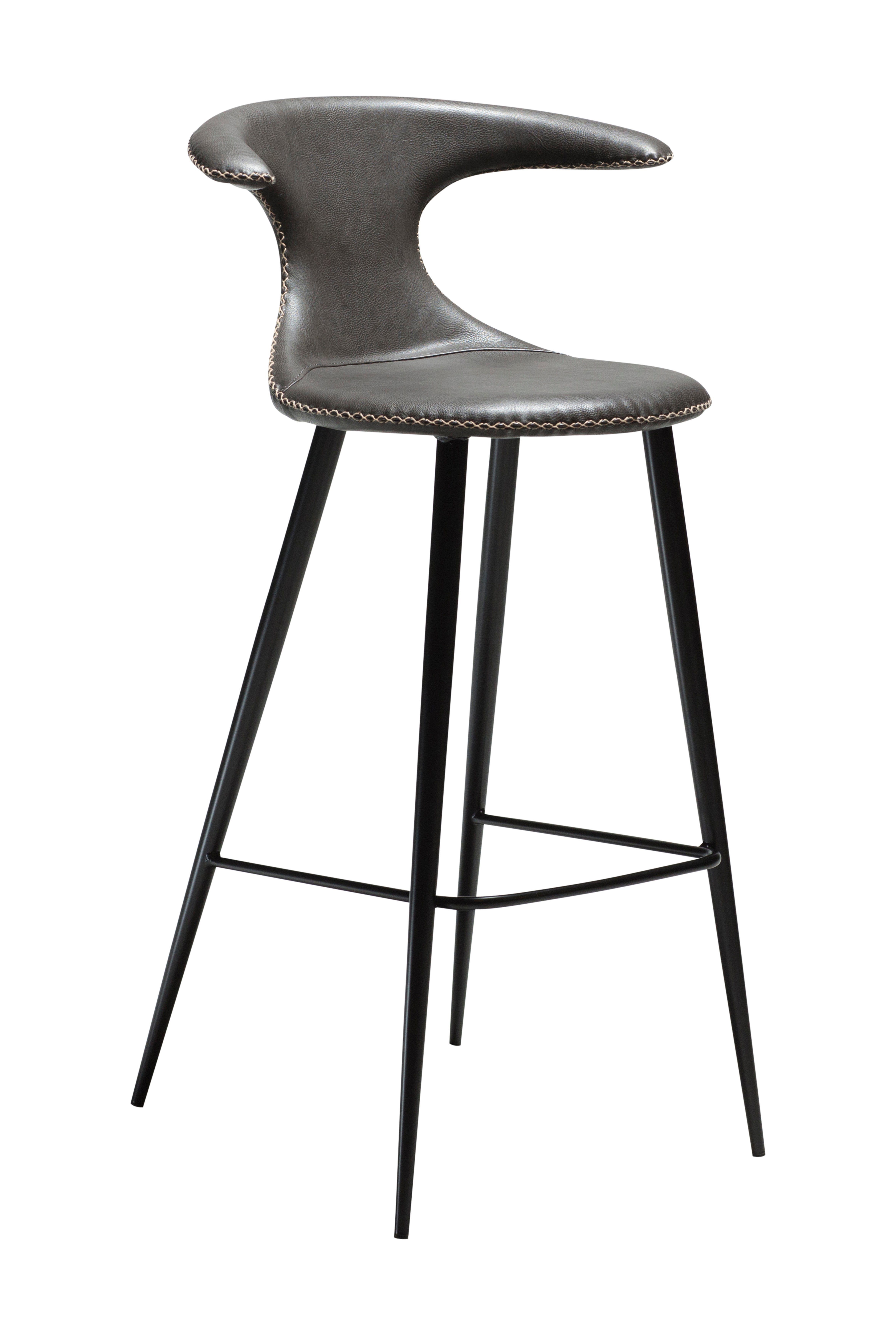 Ebuy24 Barhocker 2er Set Danform Flair Barhocker Vintage Grau Pu K