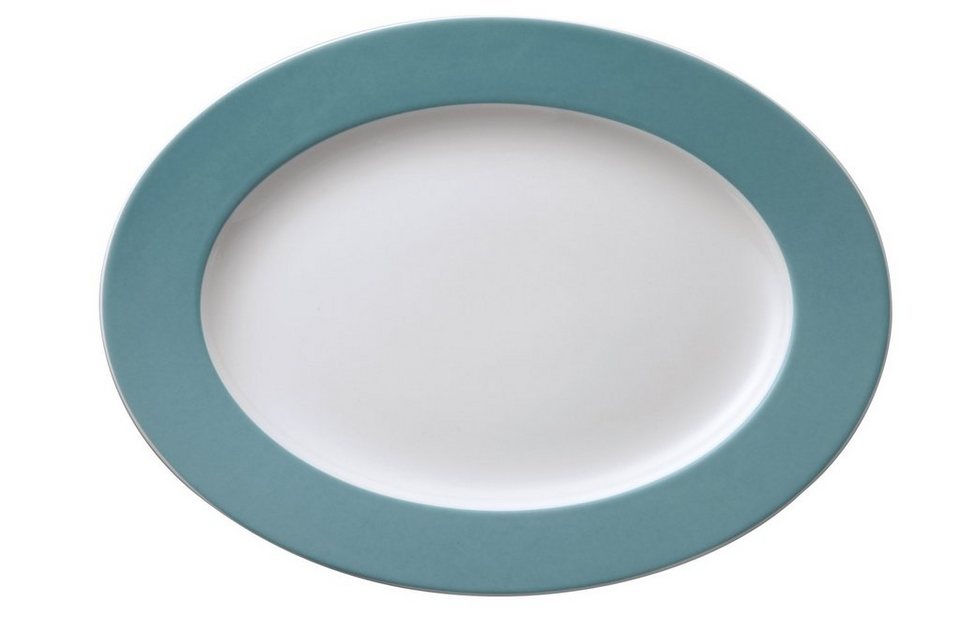 Thomas Porzellan Servierplatte Sunny Day Turquoise Platte 33 Cm