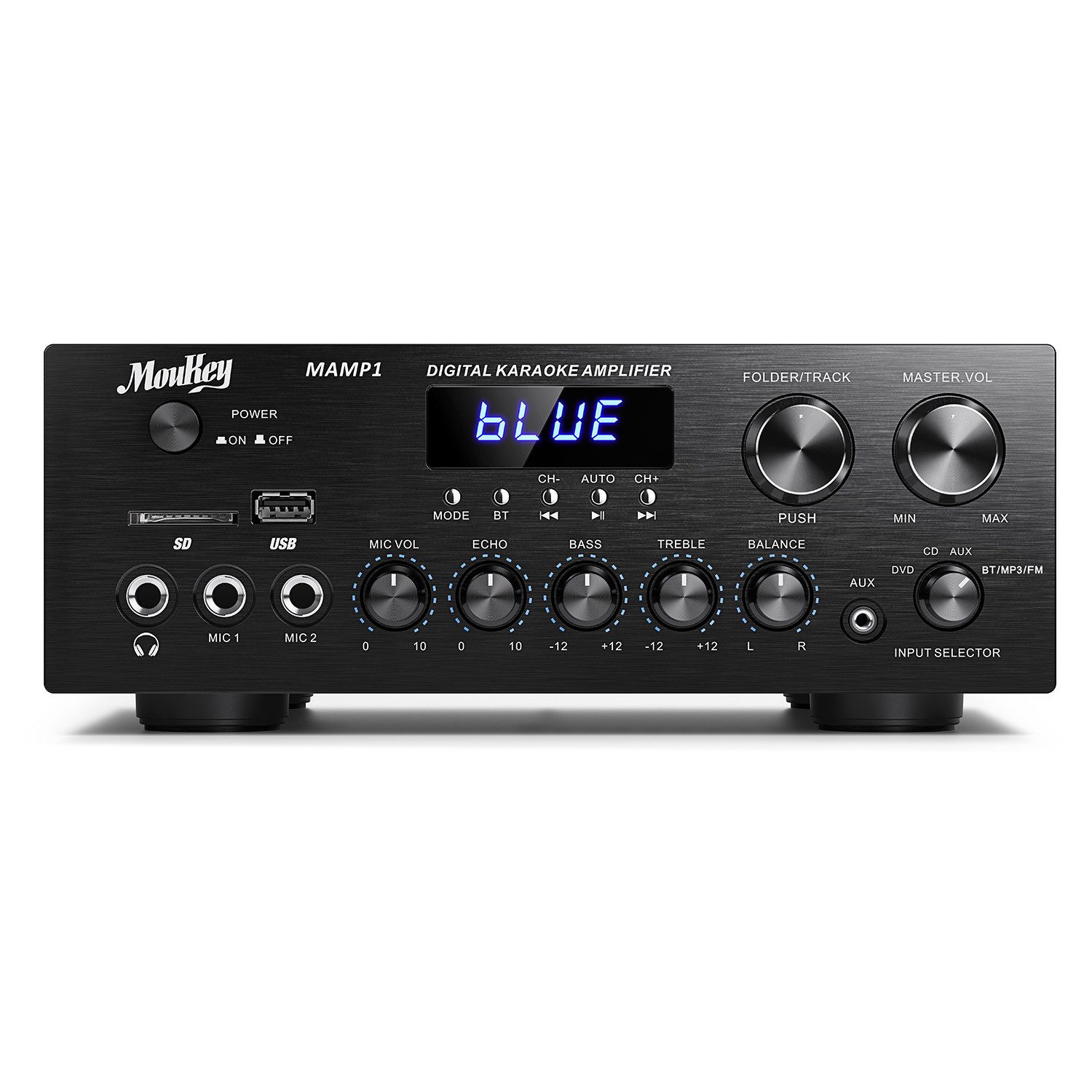 Moukey MAMP1 2-Kanal Stereo-Verstärker Leistungsverstärker Bluetooth ...