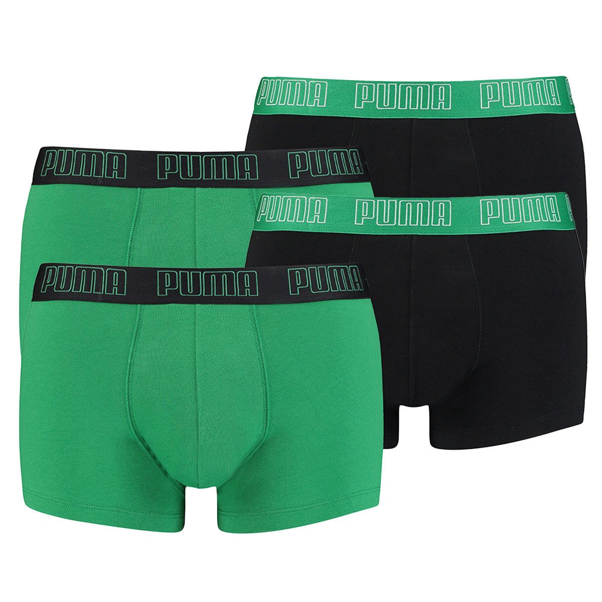 PUMA Boxer Herren Basic Trunks, 4er Pack - Boxer Shorts