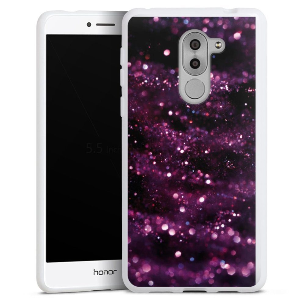 Deindesign Handyhülle Lilac Sparkles Look Huawei Honor 6x Hülle