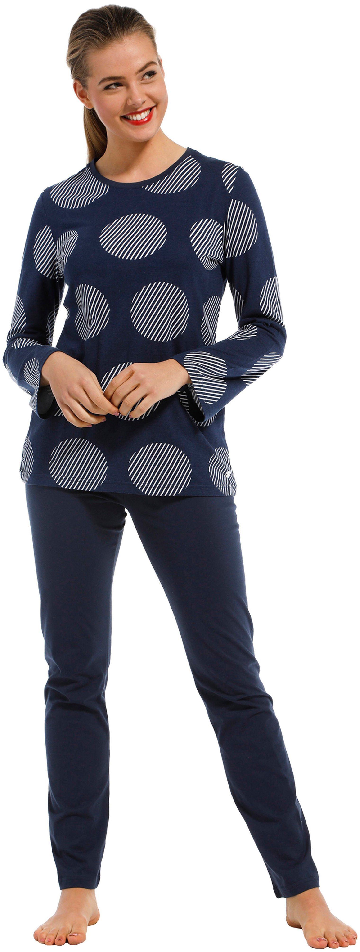 Pastunette Pyjama Pastunette Damen Schlafanzug 2 Tlg Modisches Design