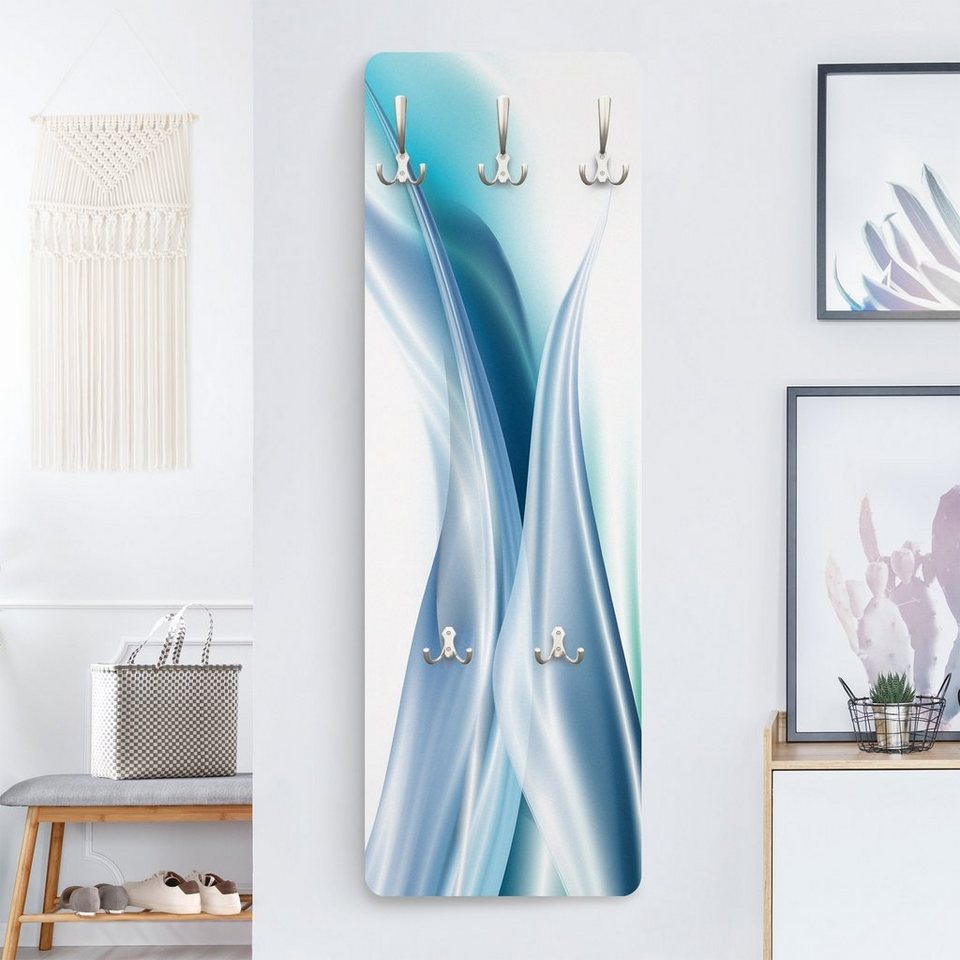 Bilderdepot24 Garderobenpaneel Design Abstrakt Blue Dust Ausgefallenes
