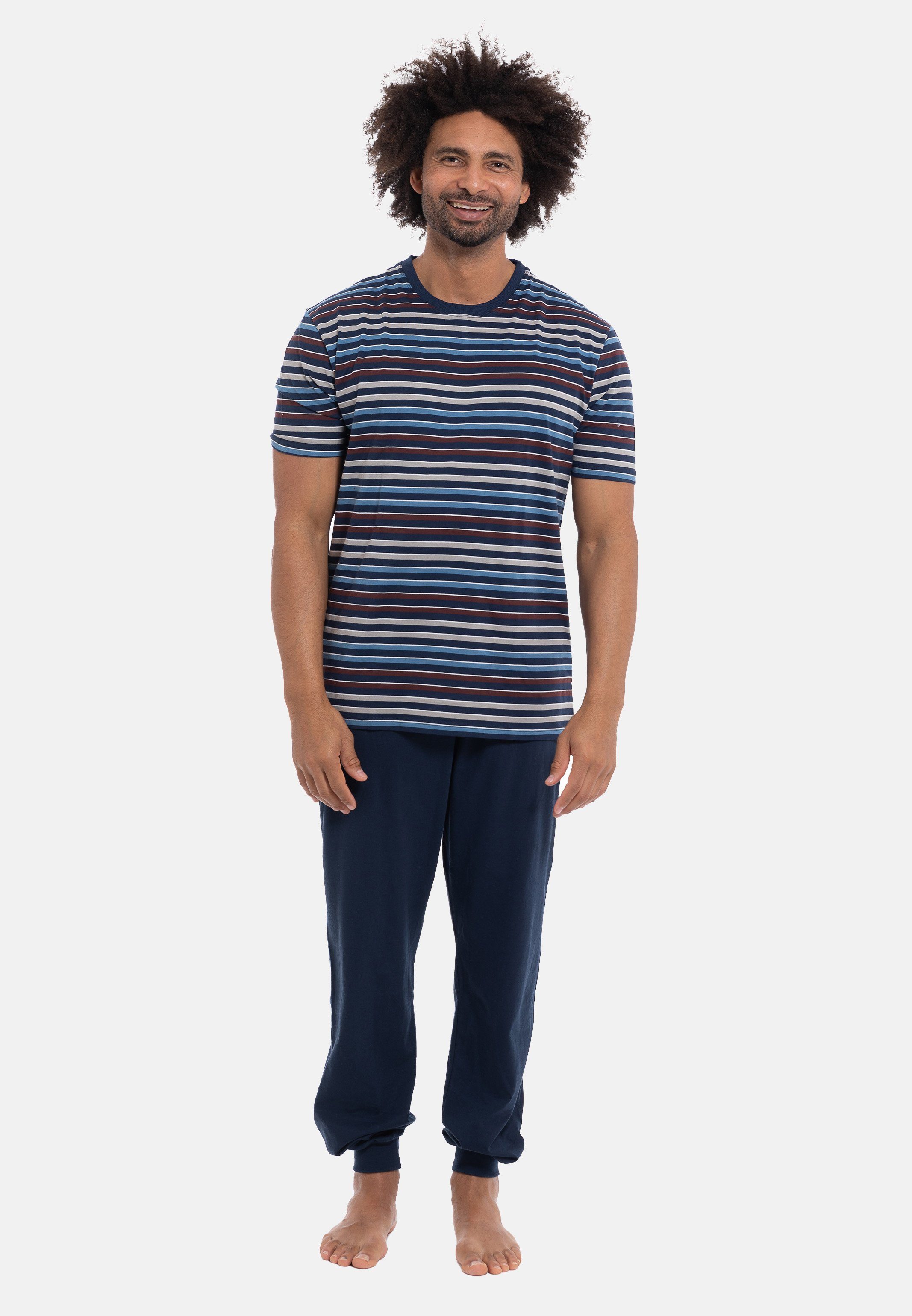 Ammann Pyjama Organic Cotton Set 2 Tlg Schlafanzug Kurzarm