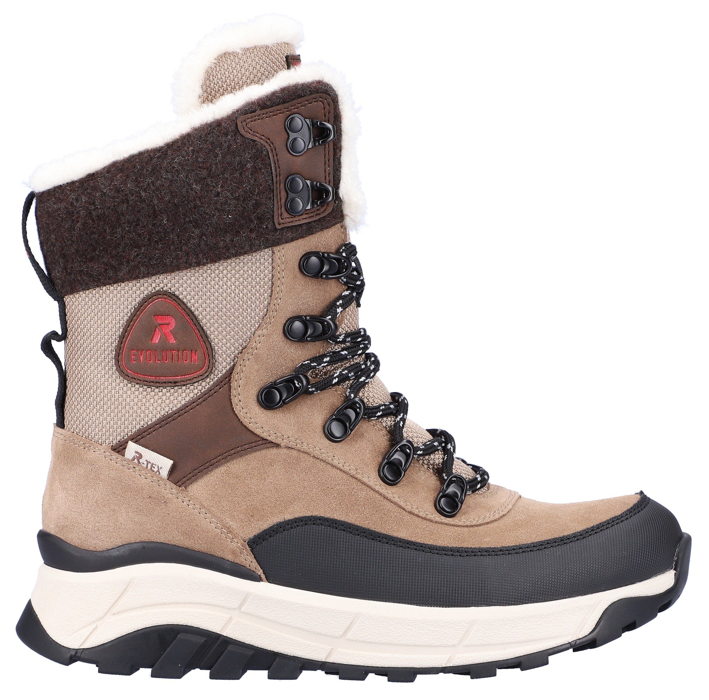 Rieker EVOLUTION Winterboots mit TEX Ausstattung, Futtermaterial: Lammfell