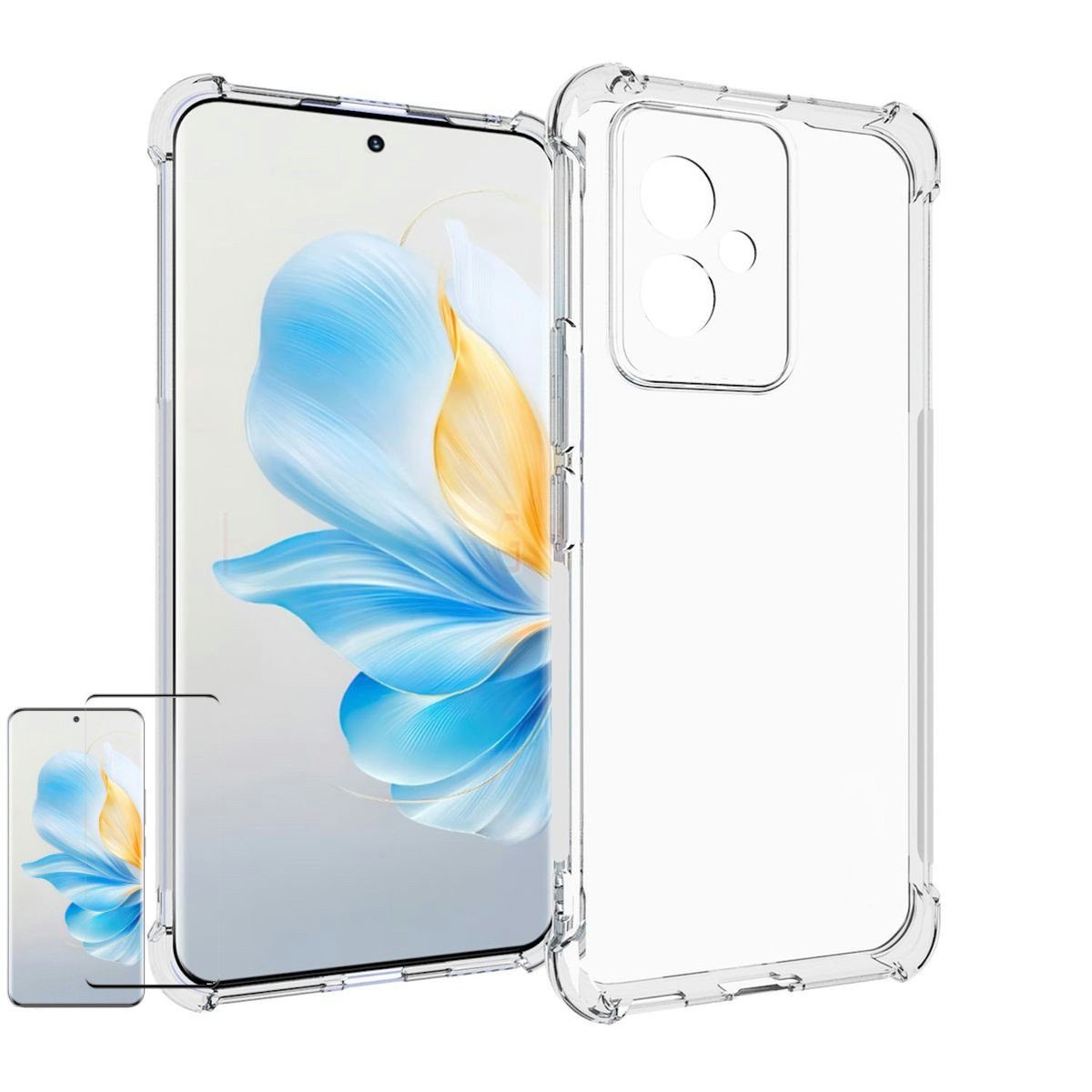 Wigento Handyhülle Für Honor 100 Schock Tpu Silikon Schutz Hülle 4d
