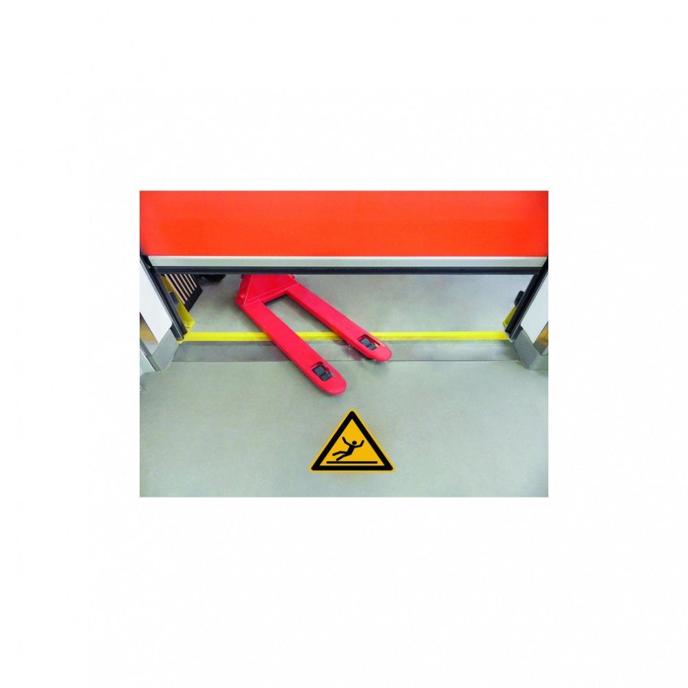 König Werbeanlagen Hinweisschild Antirutschbelag / Warnzeichen, Rutschgefahr, 300 mm, R11 - ISO 7010