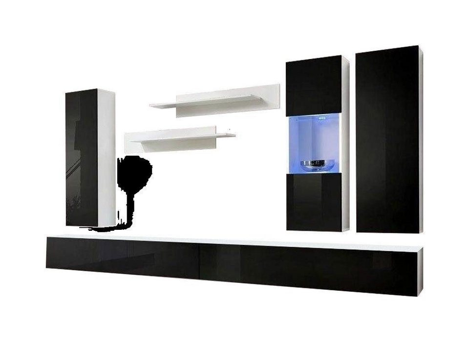 Xlmoebel Wohnwand Exklusive Wohnwand Komplett Set Wohnzimmer