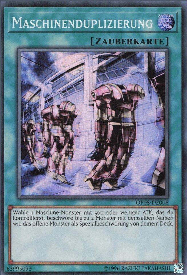 Recollectibles Sammelkarte Yugioh Karte Maschinenduplizierung Deutsch