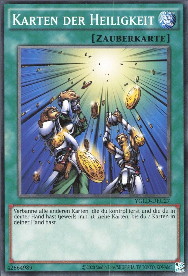 Recollectibles Sammelkarte Yugioh Karte Karten Der Heiligkeit Deutsch