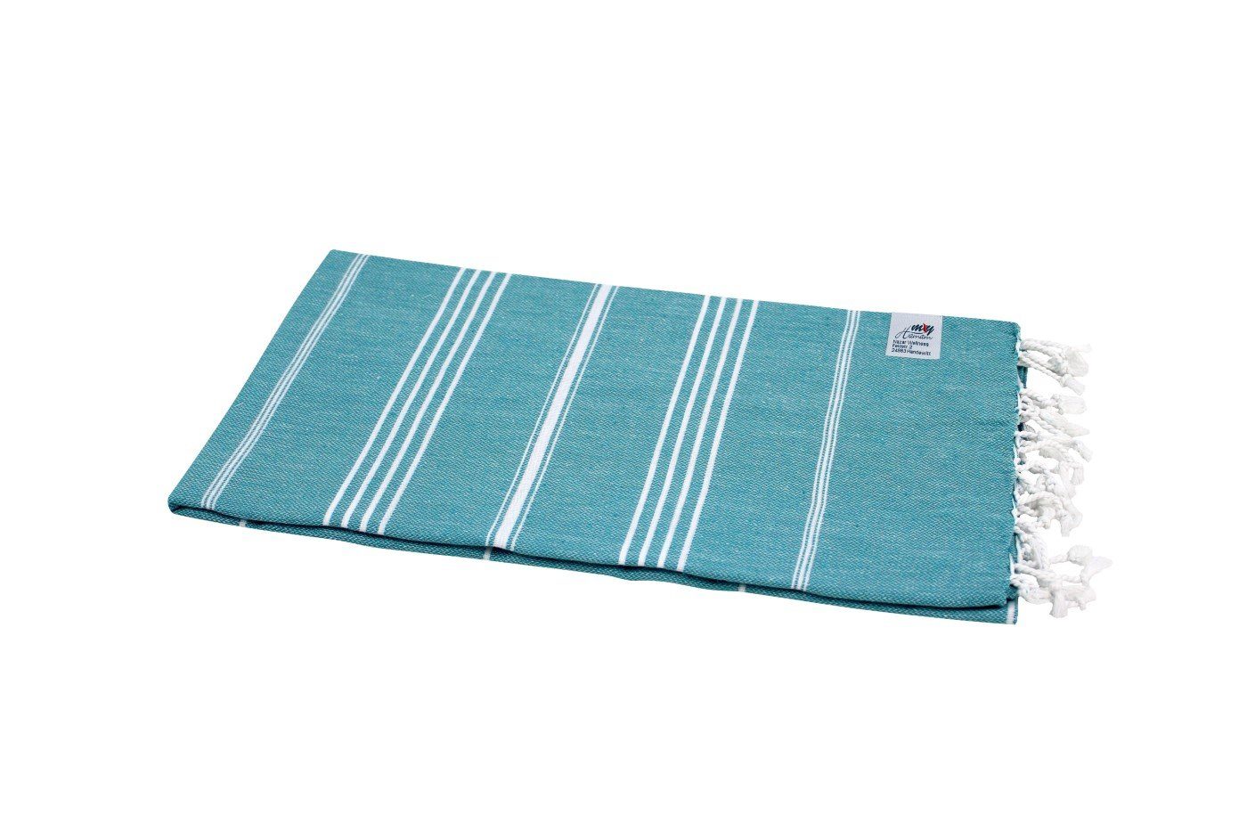 my Hamam Hamamtuch Saunatuch Hamamtuch 100x210 cm petrolgrün Sultan, Baumwolle (1-St), mit ...