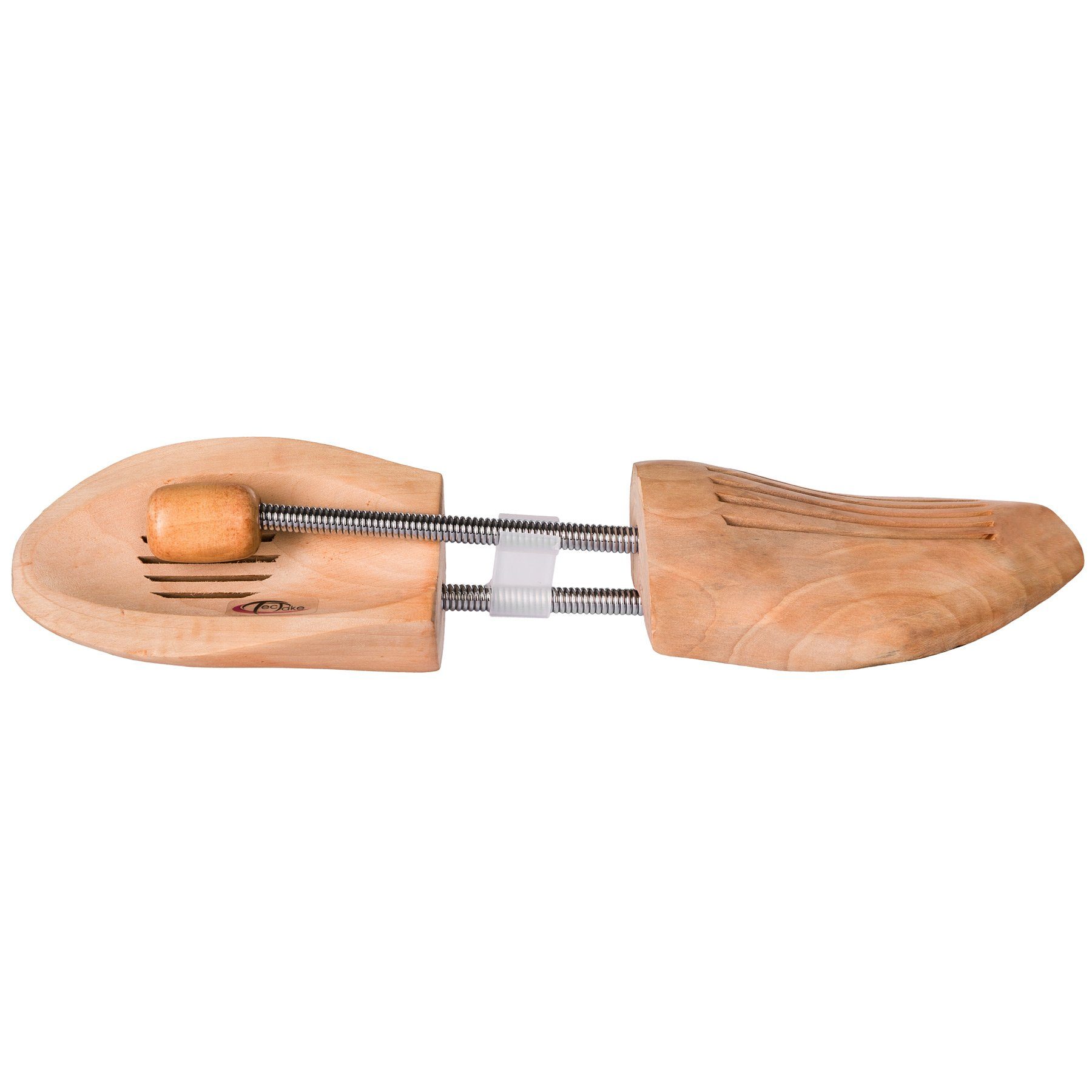 tectake Schuhspanner 1 Paar Spiral-Schuhspanner, aus Lotusholz