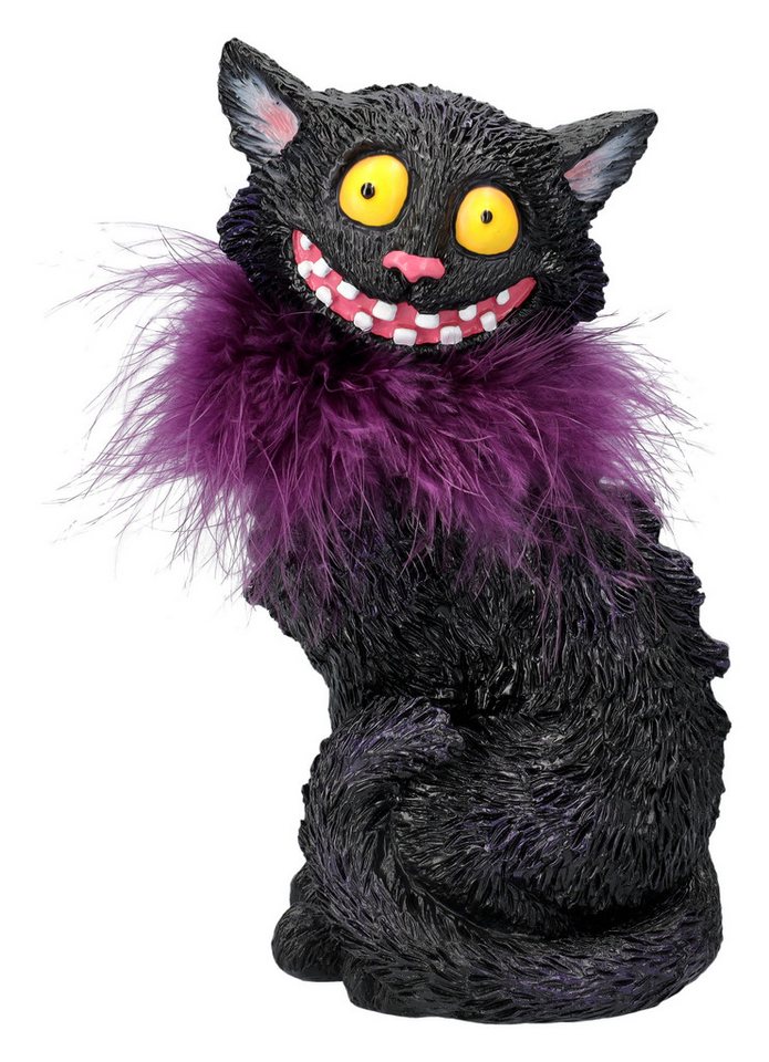 Figuren Shop Gmbh Tierfigur Katzen Figur Furgus Mit Federboa