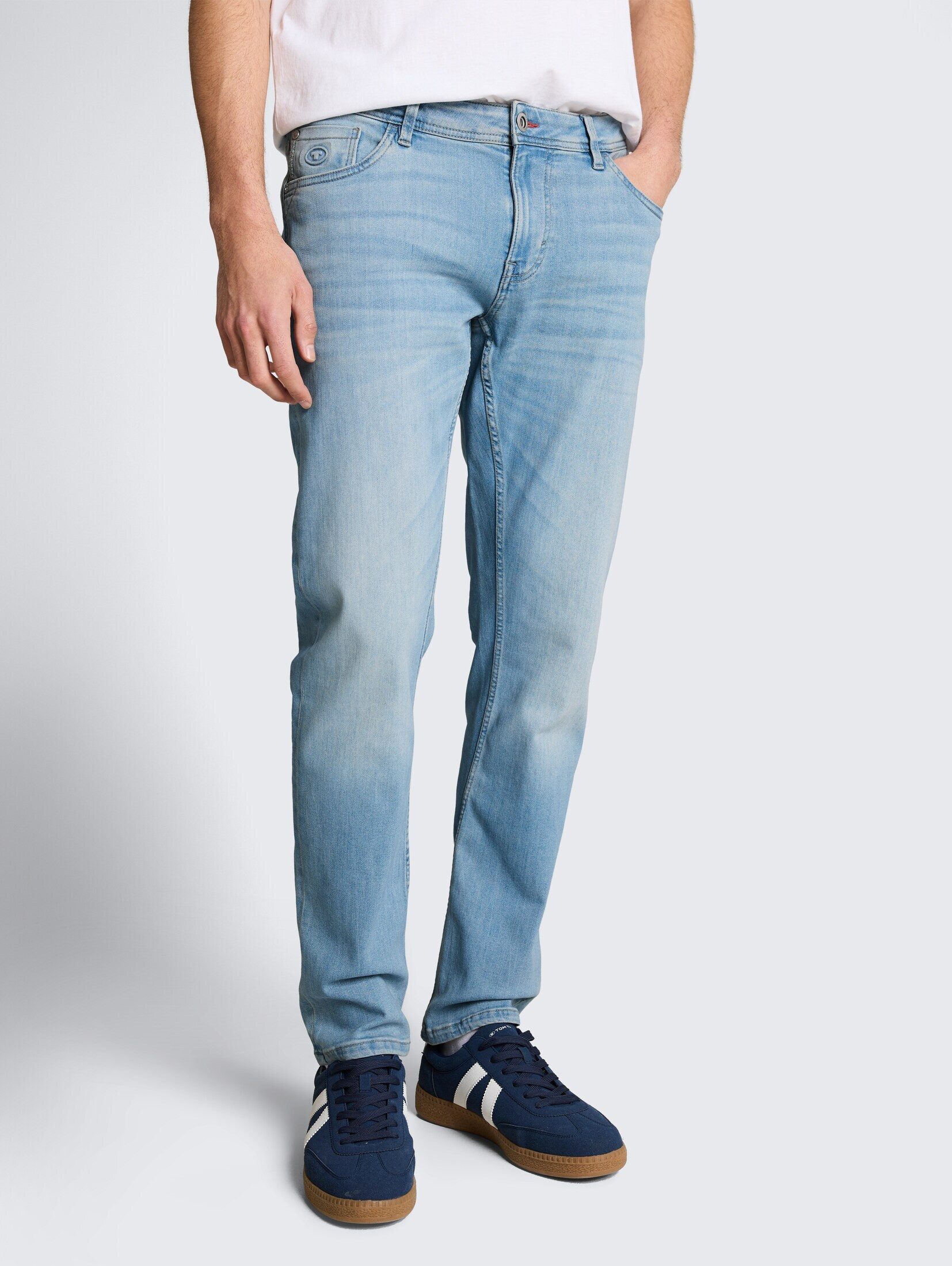 TOM TAILOR Tapered-fit-Jeans Jeanshosen TTCURT TAPERED Jeans mit ...