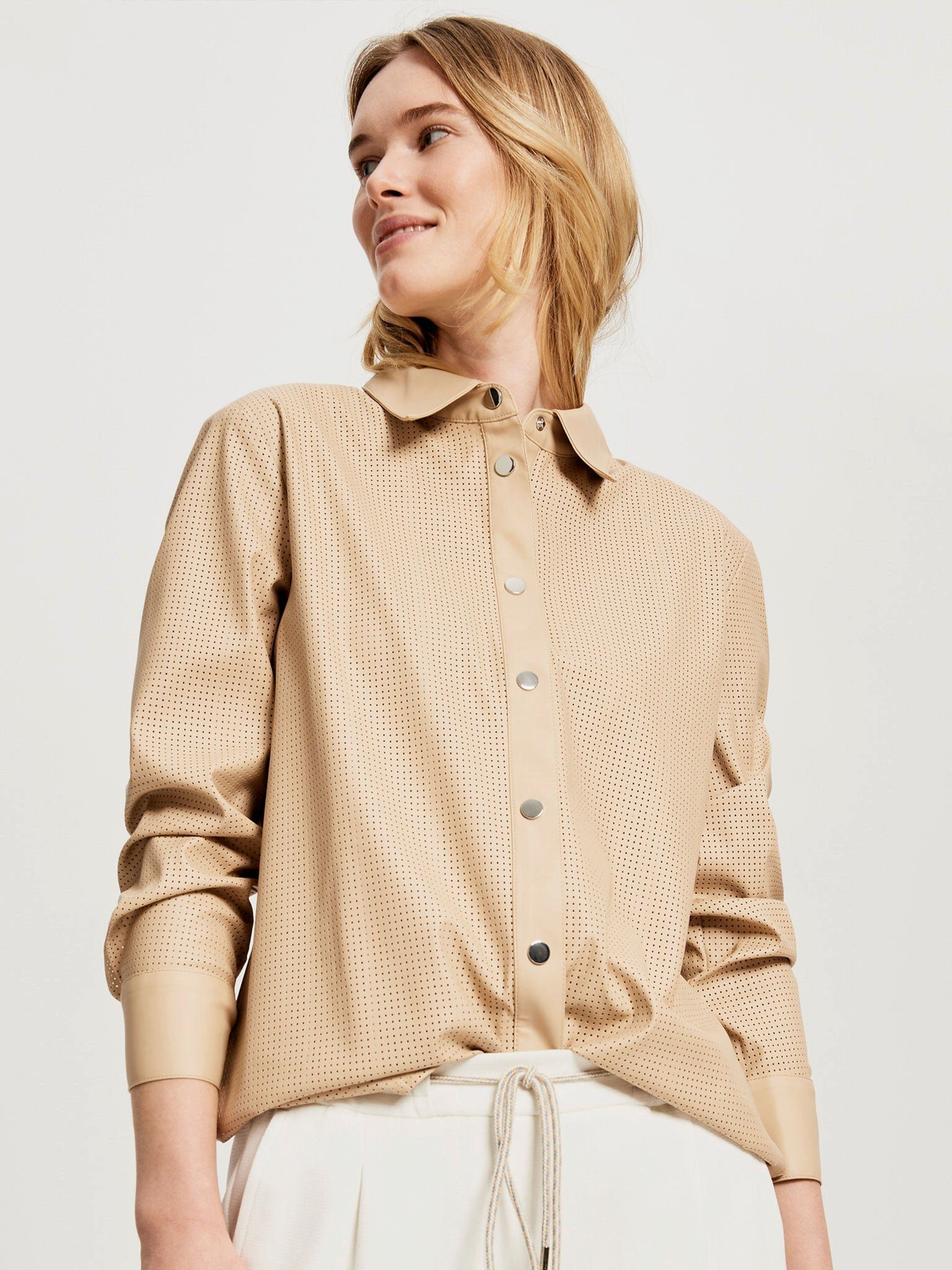 OPUS Klassische Bluse Fanne