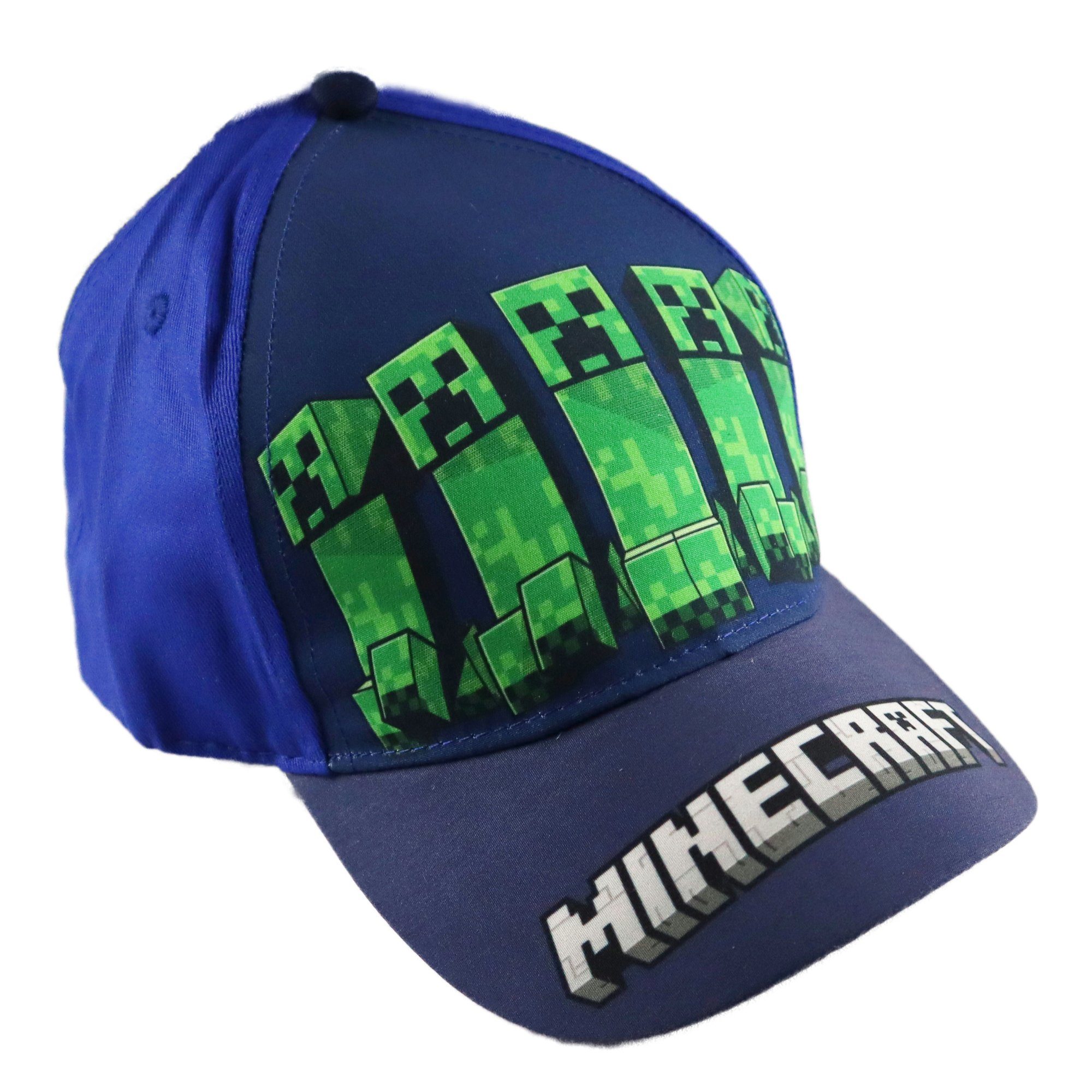 Minecraft Baseball Cap Minecraft Creeper Kinder Jugend Basecaps Gr. 52 ...