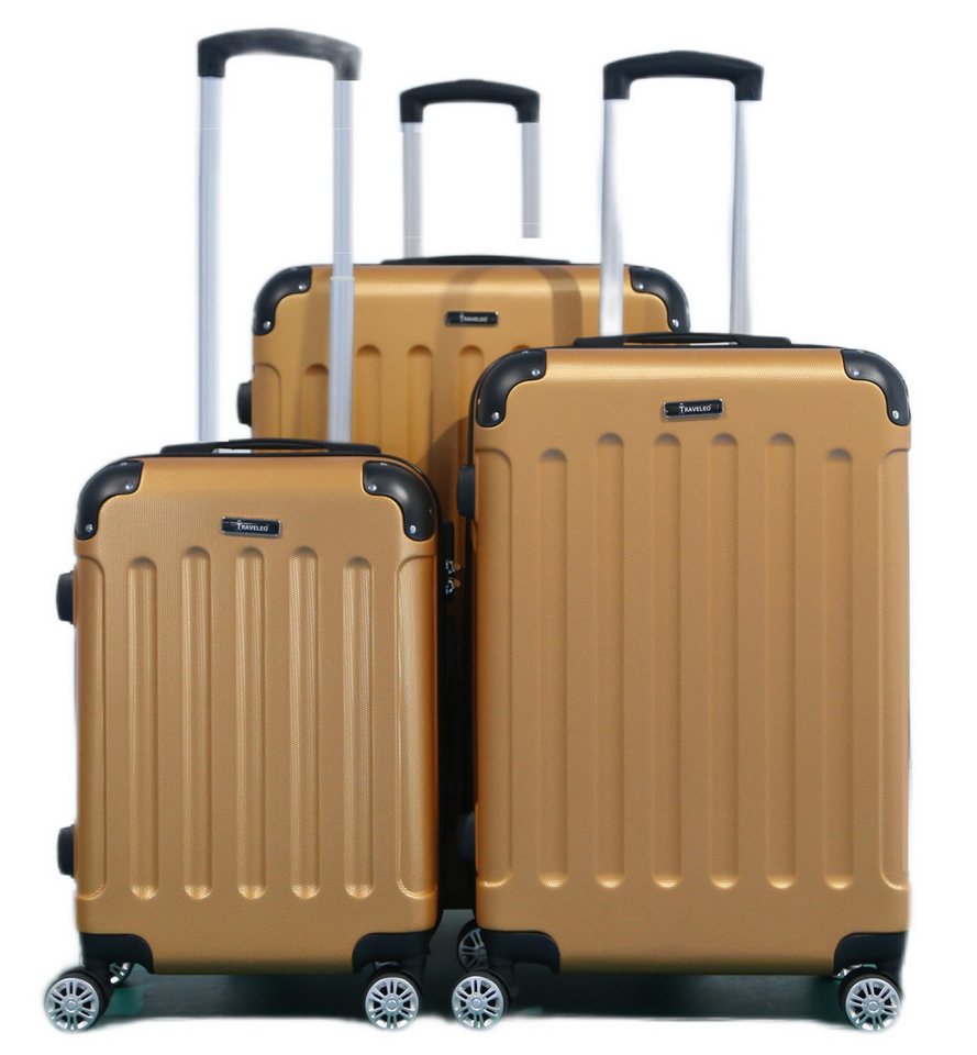 Cheffinger Koffer 3 Tlg Hartschale Trolley Set Kofferset Handgepäck