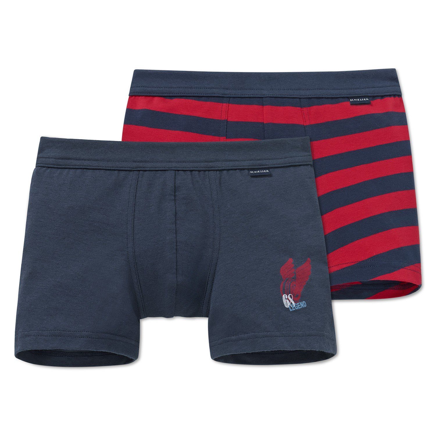 Schiesser Boxershorts Live And Drive Fast Set 2 St Set Jungen 2er
