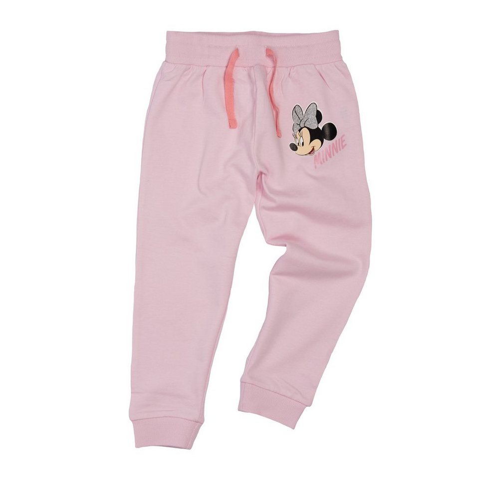 United Labels® Jogginghose Disney Minnie Mouse Jogginghose Für Mädchen Rosa