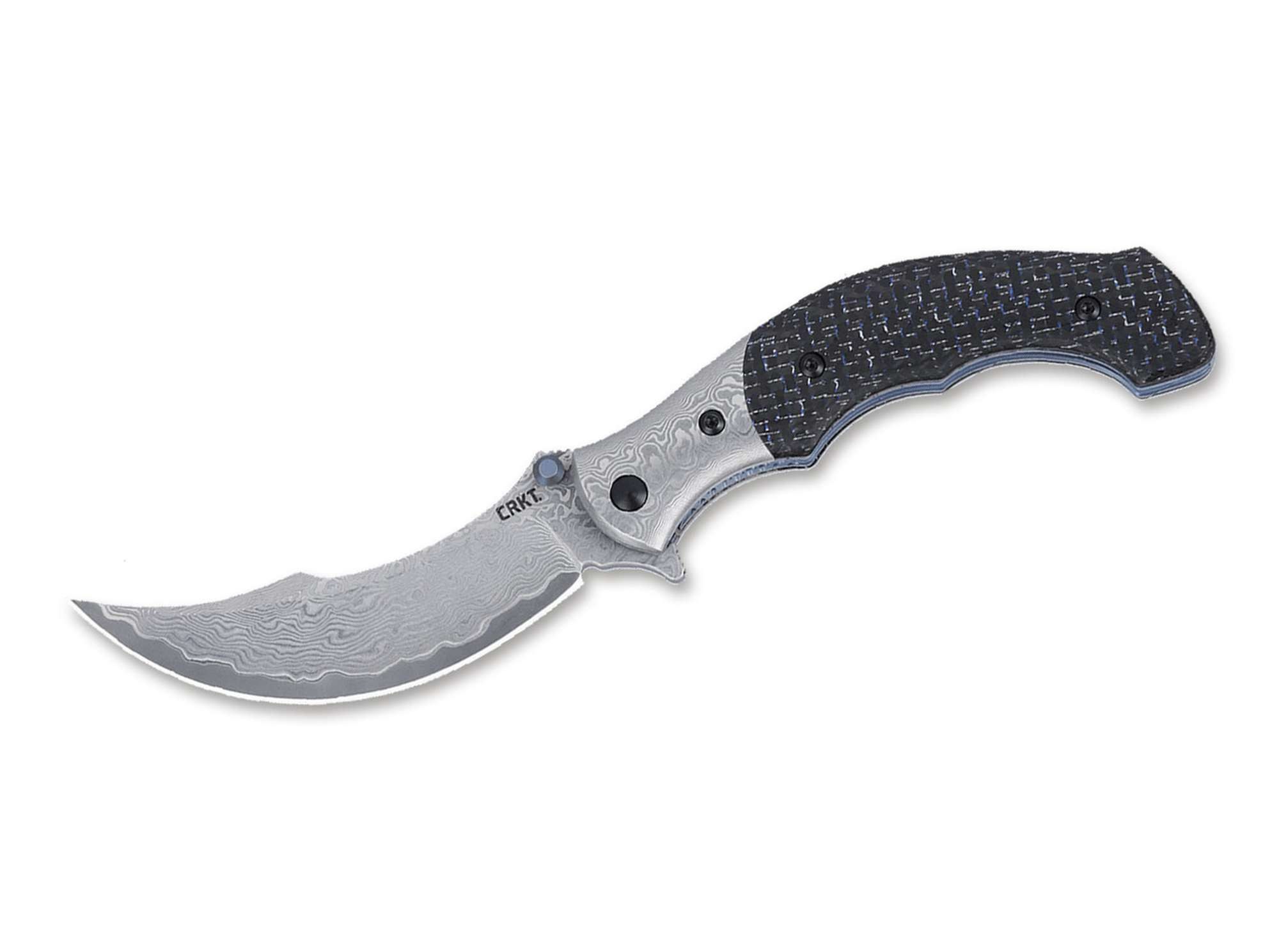 CRKT Taschenmesser Taschenmesser Ritual Compact CF Damascus