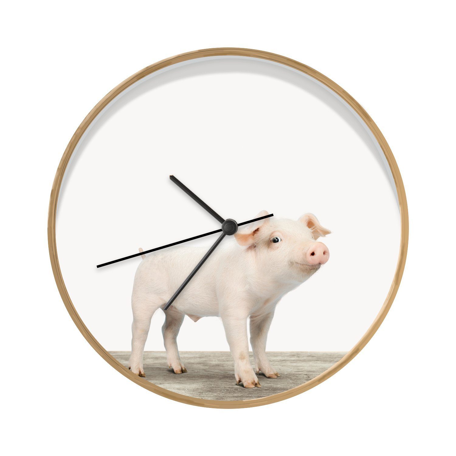 Muchowow Wanduhr Ferkel Groß Tiere Rosa Jungen Mädchen