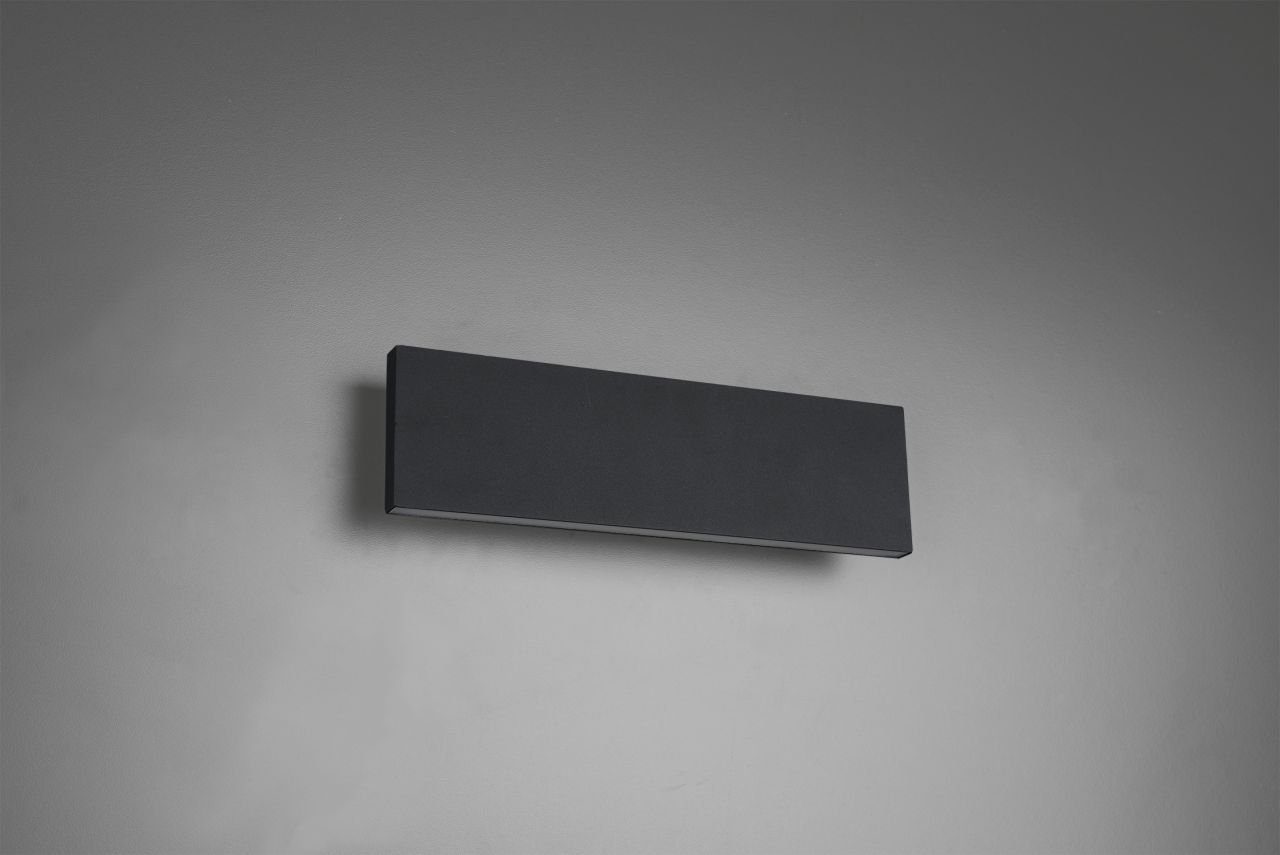 Trio Wandleuchte Trio Leuchten Led Wandleuchte Concha Anthrazit Up