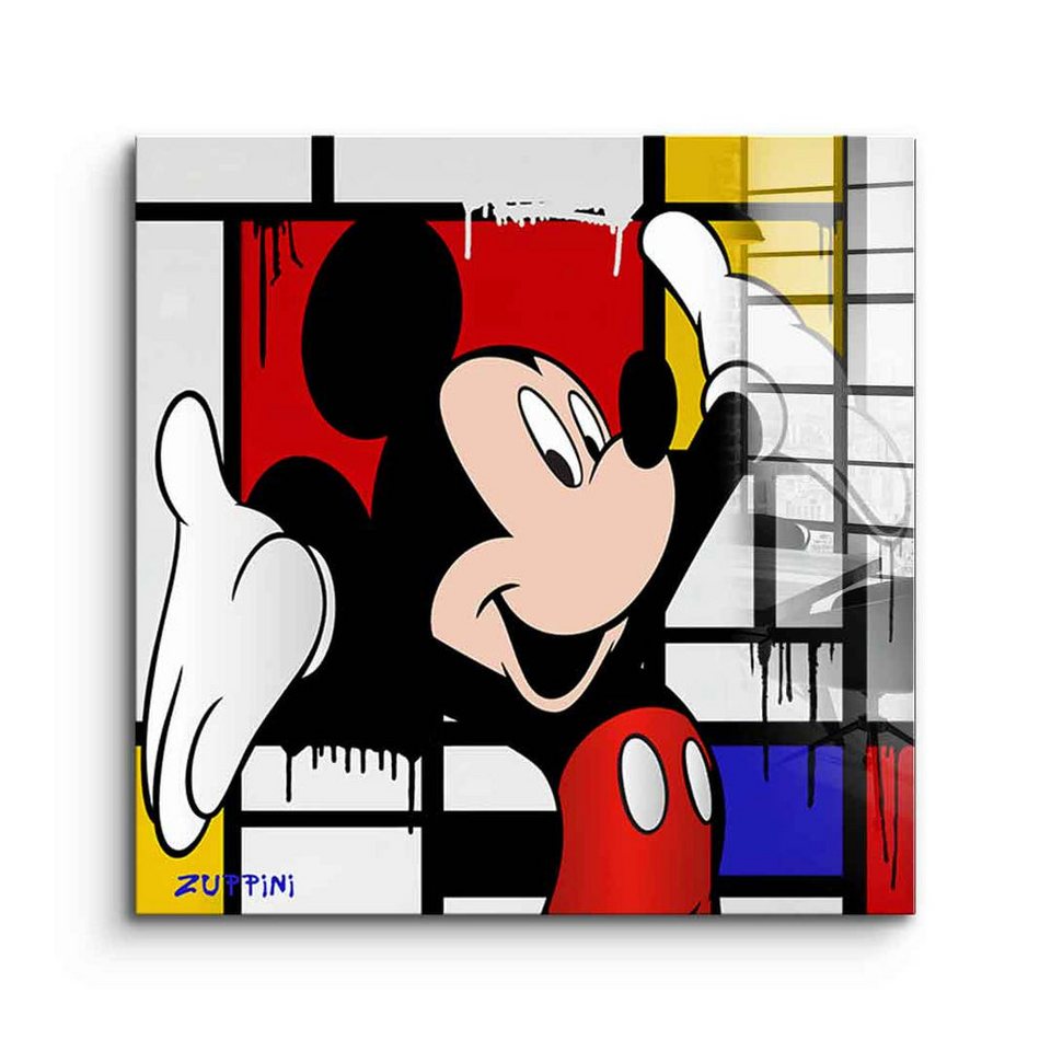 Dotcomcanvas® Acrylglasbild Proud Mickey 2 Acrylglas Acrylglasbild