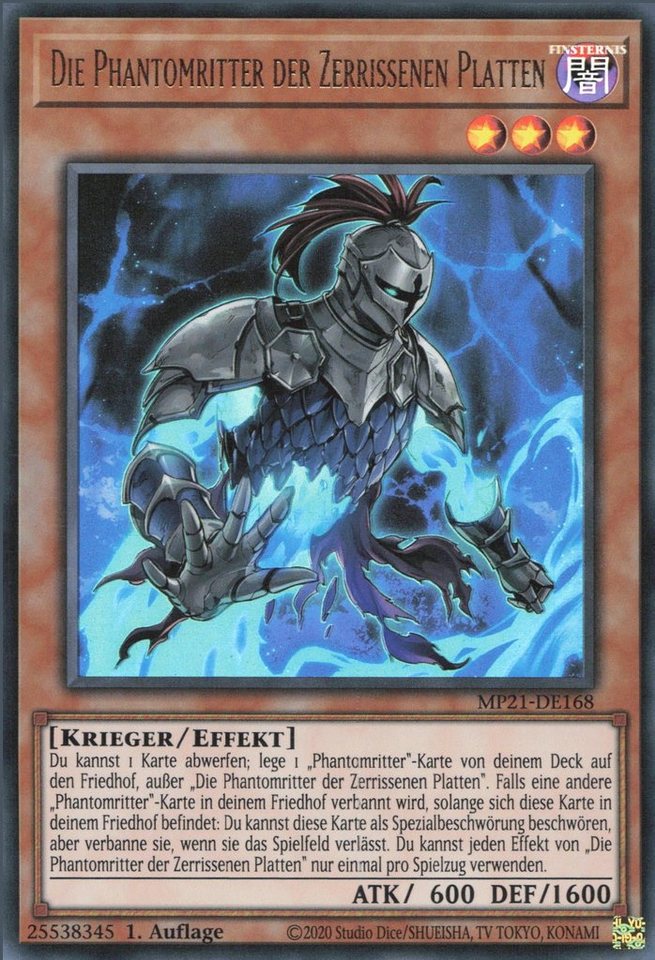 Recollectibles Sammelkarte Yugioh Karte Die Phantomritter Der