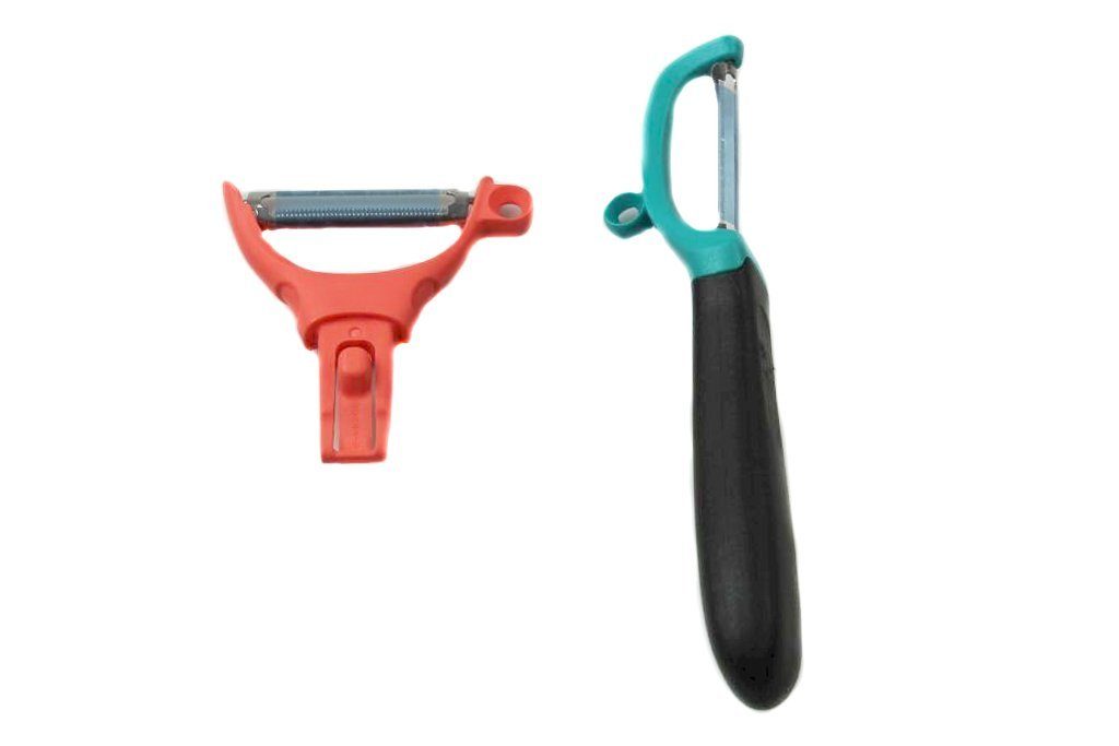 TUPPERWARE Sparschäler Schäler Griff und Julienneschäler + SPÜLTUCH