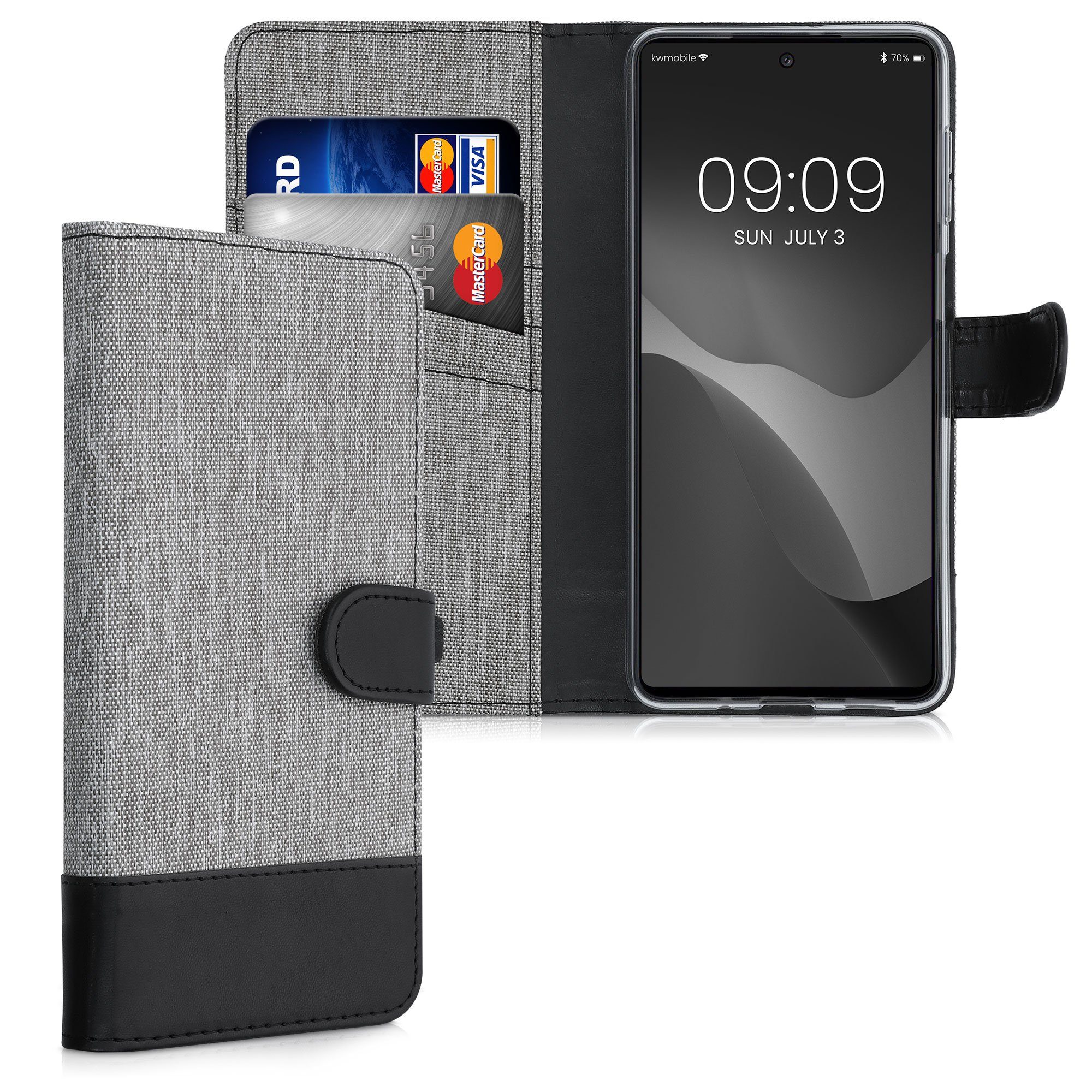 Kwmobile Handyhülle Wallet Case Für Samsung Galaxy M52 5g Hülle Mit