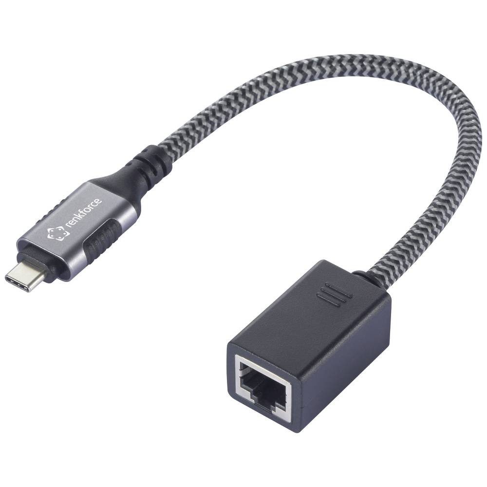 Renkforce USB-C® zu Gigabit Ethernet Mini-Adapter Farbe Netzwerk ...