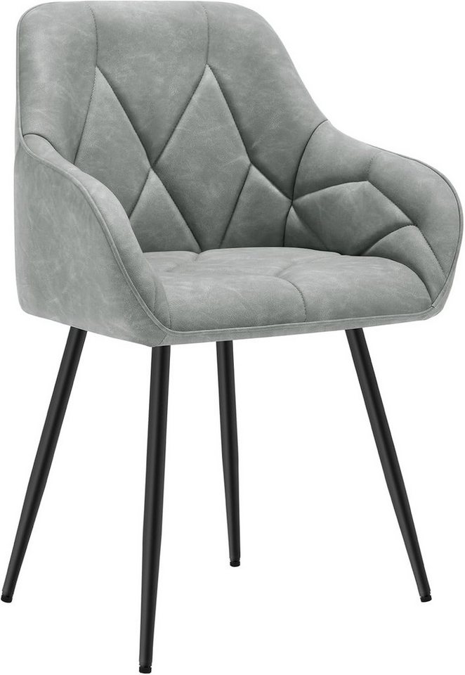 Woltu Polsterstuhl 1 St Esszimmerstuhl Ergonomischer Aus Kunstleder