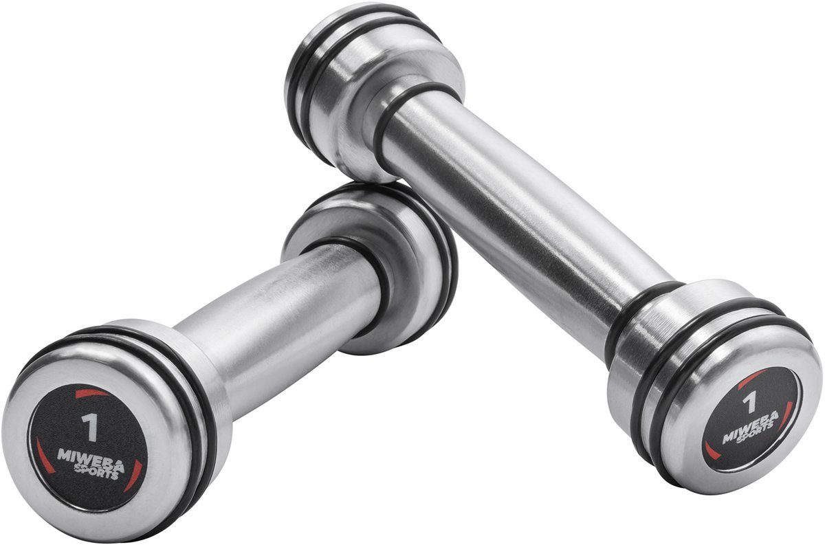 Kunden-Test & Erfahrungen zu Miweba Sports Hantel-Set »Chrom Kurzhantel ...