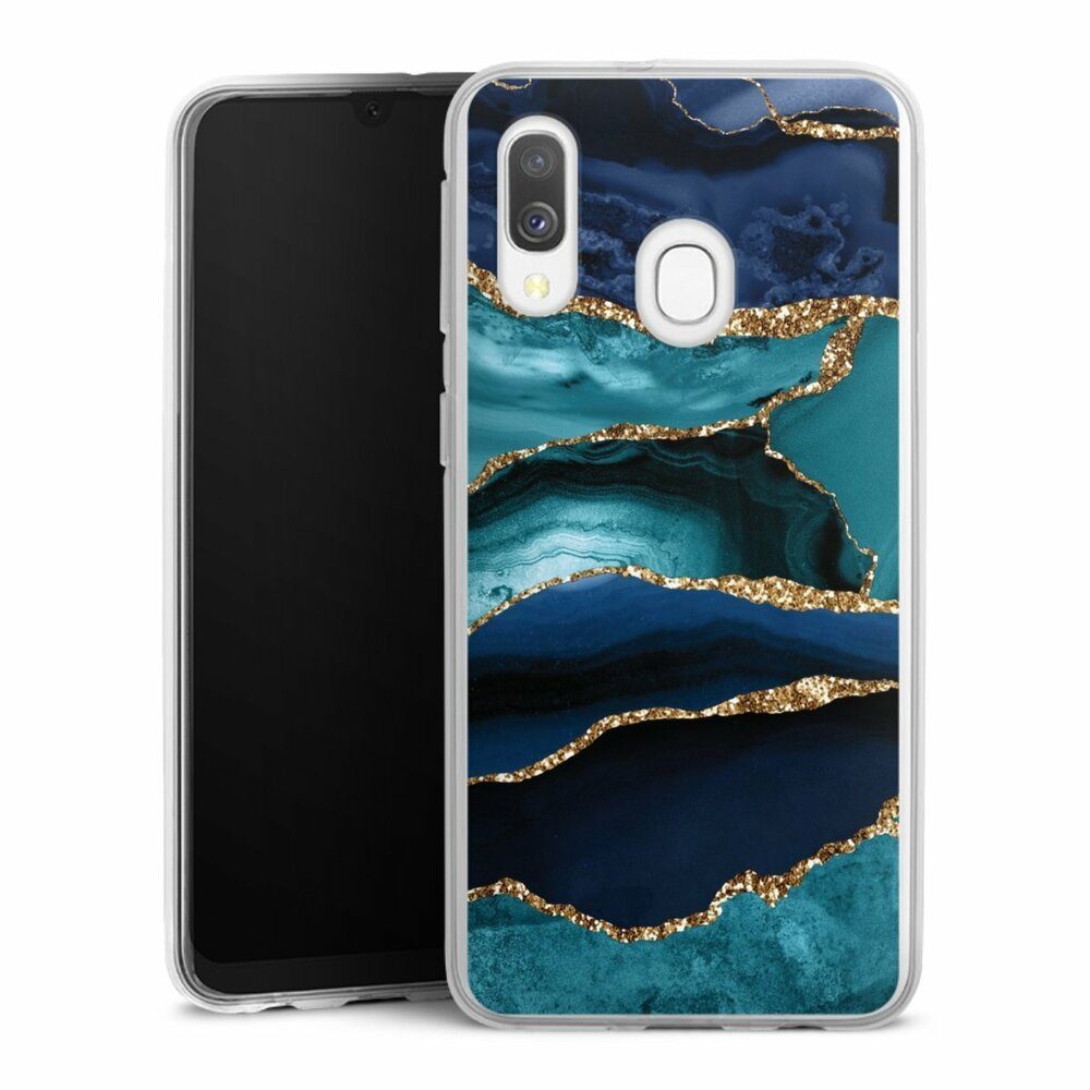Deindesign Handyhülle Marmor Trends Glitzer Look Samsung Galaxy A40