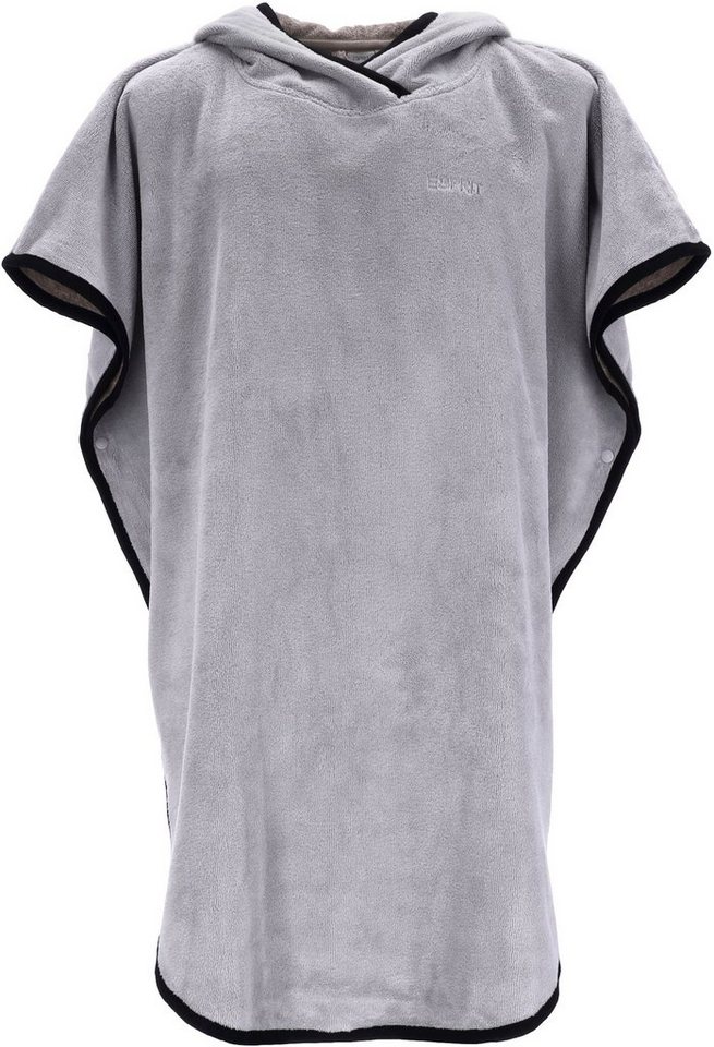 Esprit Badeponcho Dune Langform Doubleface Kapuze Seitliche