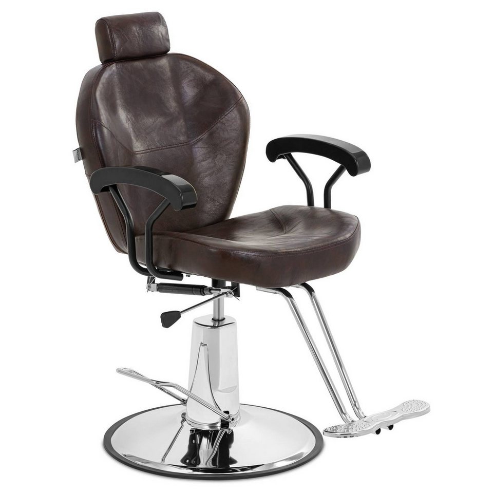 Physa Armlehnstuhl Friseurstuhl Mit Fußstütze Höhenverstellbar Barber