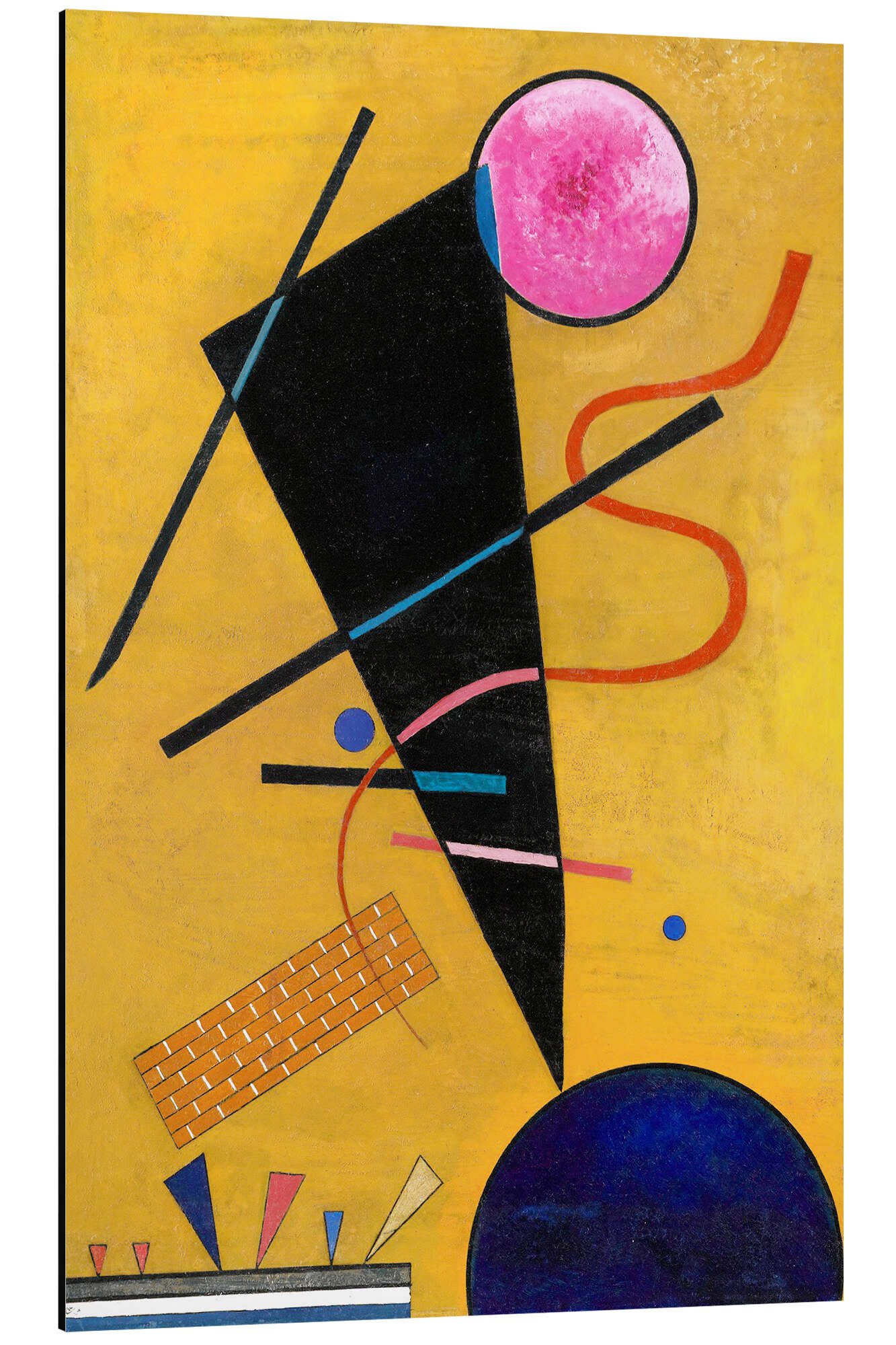 Posterlounge Alu Dibond Druck Wassily Kandinsky Berührung Malerei