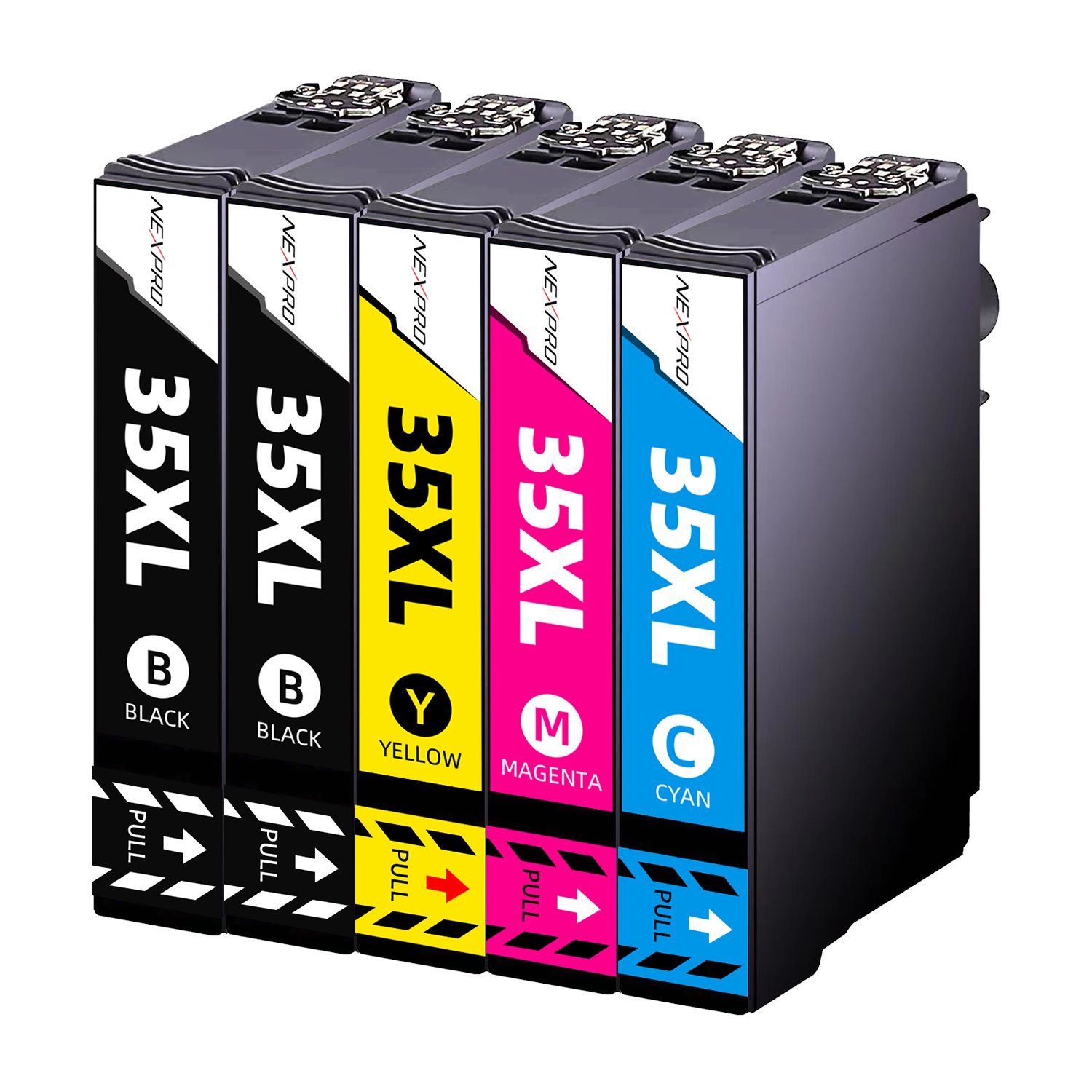 Nexpro 5er 35 Xl Druckerpatronen Für Epson Wf 4730 Dtwf Wf 4735 Wf 4740