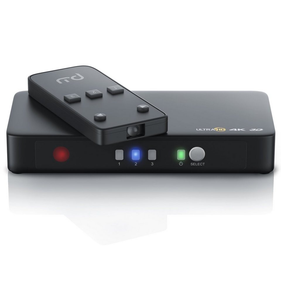 Primewire Audio / Video Matrix-Switch, 3-Port 4k HDMI Switch mit ... Primewire Audio / Video Matrix-Switch, 3-Port 4k HDMI Switch mit ...