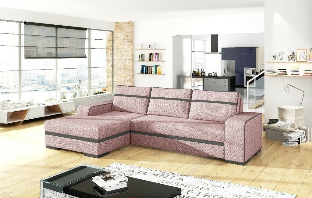 Jvmoebel Ecksofa Schlafsofa Eck Sofa Couch Polster Eck Garnitur