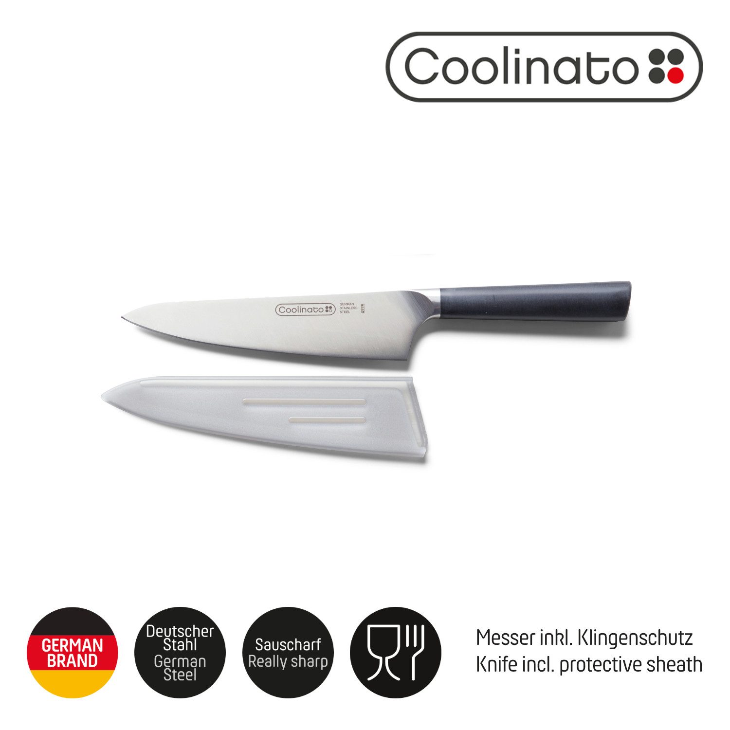 Coolinato Kochmesser Profi Universalmesser 15cm